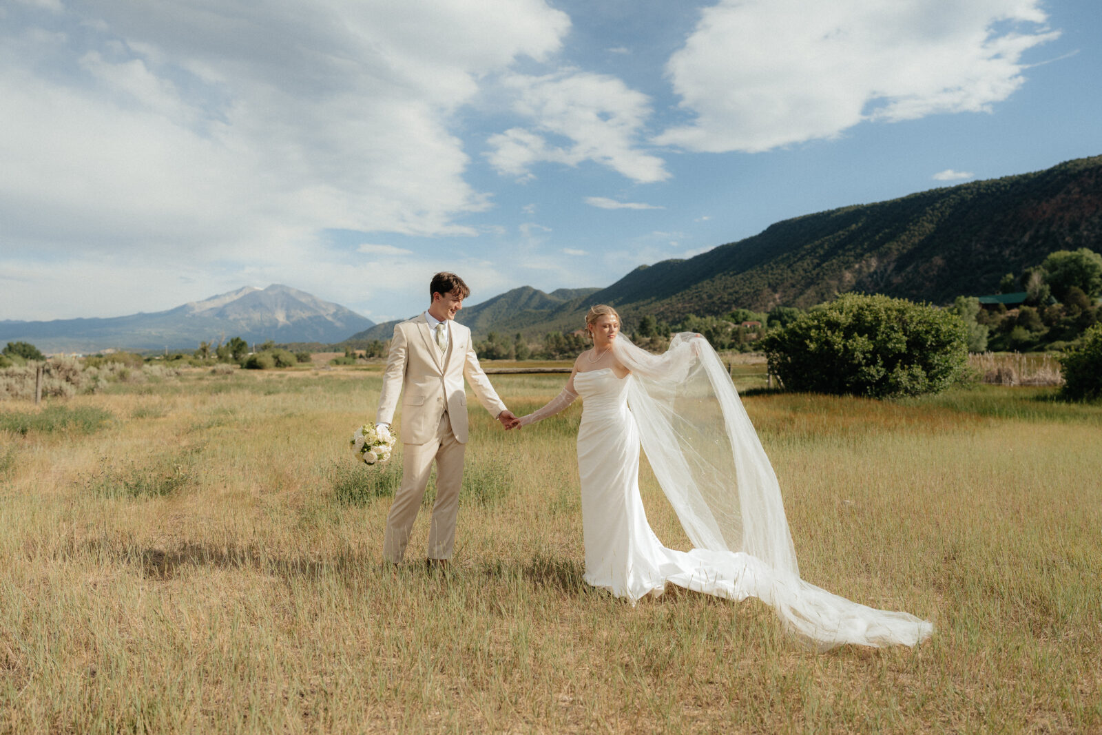 Playful Couple Western Engagement - cheyennebradfordphotography.com